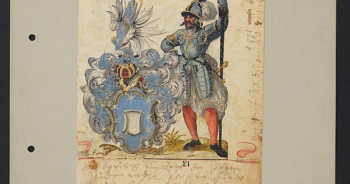 Grafik: Stammbuchblatt - Bayerisches Nationalmuseum