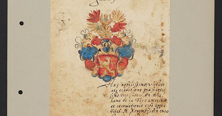 Grafik: Stammbuchblatt - Bayerisches Nationalmuseum