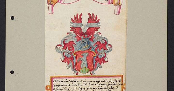 Grafik: Stammbuchblatt - Bayerisches Nationalmuseum