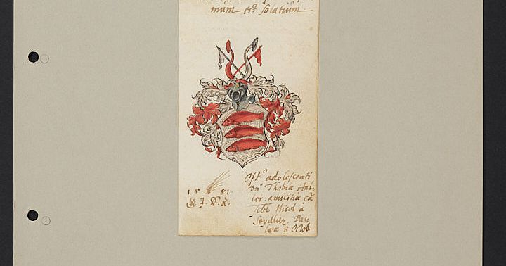 Grafik: Stammbuchblatt - Bayerisches Nationalmuseum