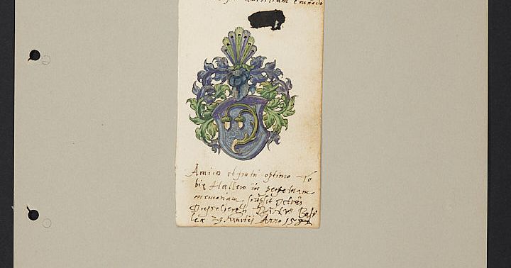 Grafik: Stammbuchblatt - Bayerisches Nationalmuseum