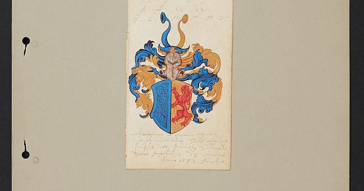 Grafik: Stammbuchblatt - Bayerisches Nationalmuseum