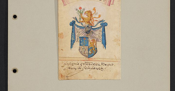 Grafik: Stammbuchblatt - Bayerisches Nationalmuseum