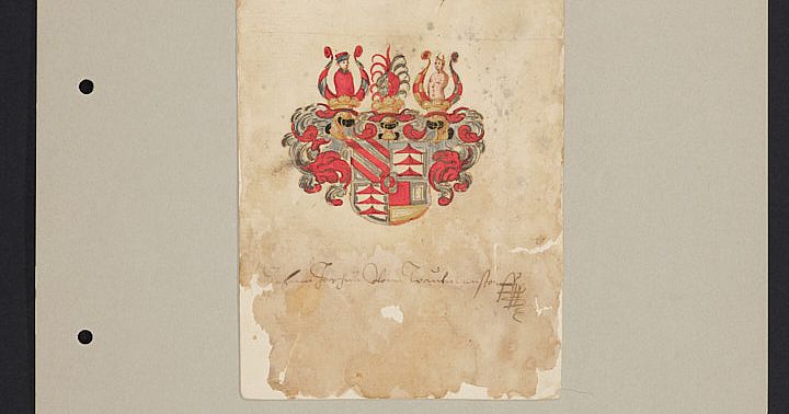 Grafik: Stammbuchblatt - Bayerisches Nationalmuseum