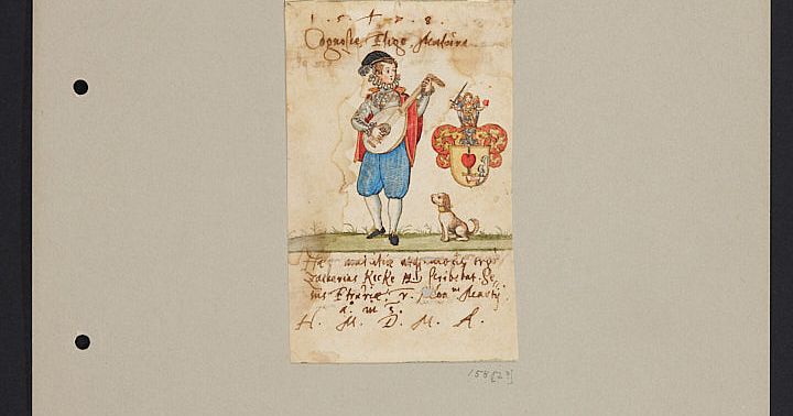 Grafik: Stammbuchblatt - Bayerisches Nationalmuseum