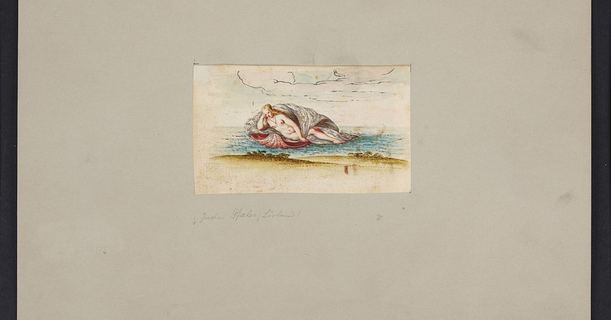 Grafik: Stammbuchblatt - Bayerisches Nationalmuseum