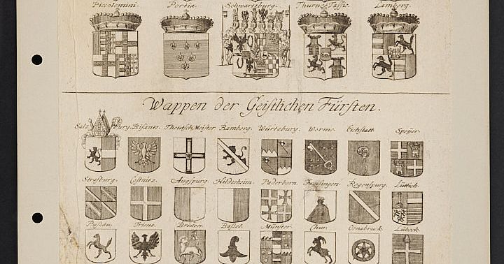 Grafik: Stammbuchblatt - Bayerisches Nationalmuseum