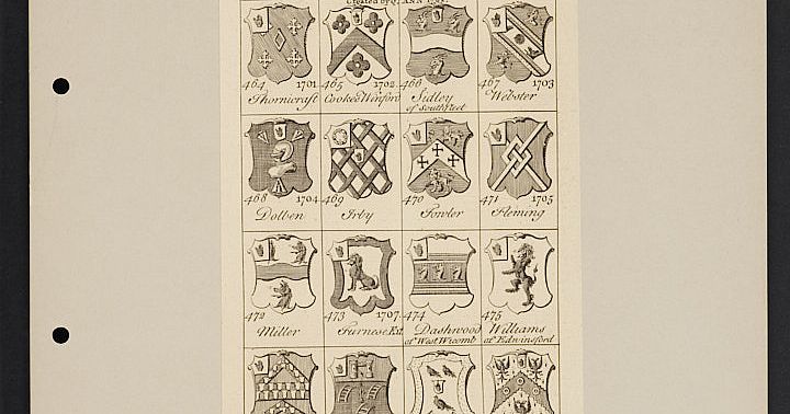 Grafik: Stammbuchblatt - Bayerisches Nationalmuseum