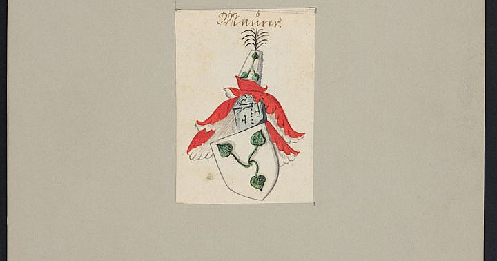 Grafik: Wappen von Familien - Bayerisches Nationalmuseum