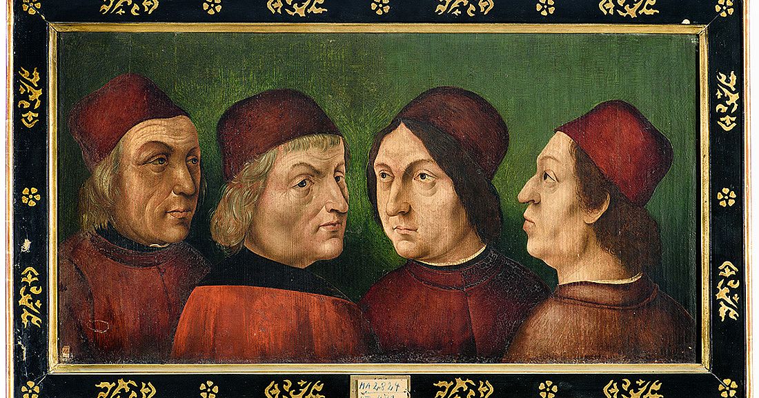 Vier Humanisten (Gemälde) - Bayerisches Nationalmuseum