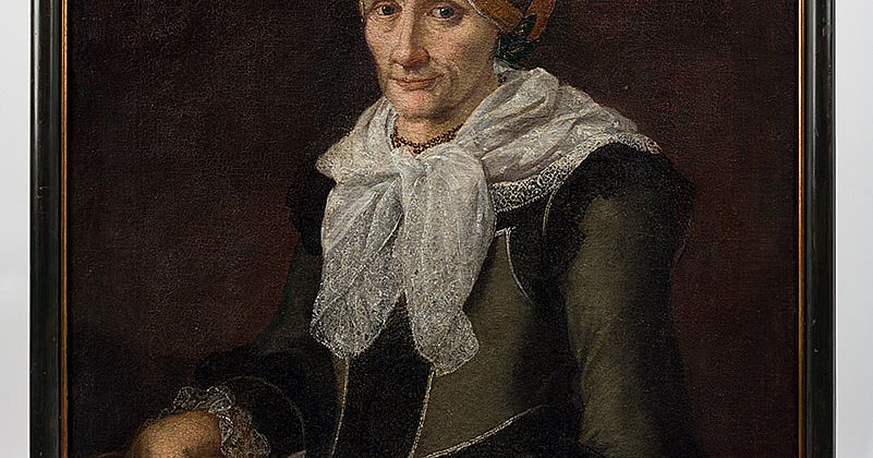 Gemälde im Rahmen: Bürgersfrau aus Freising - Bayerisches Nationalmuseum
