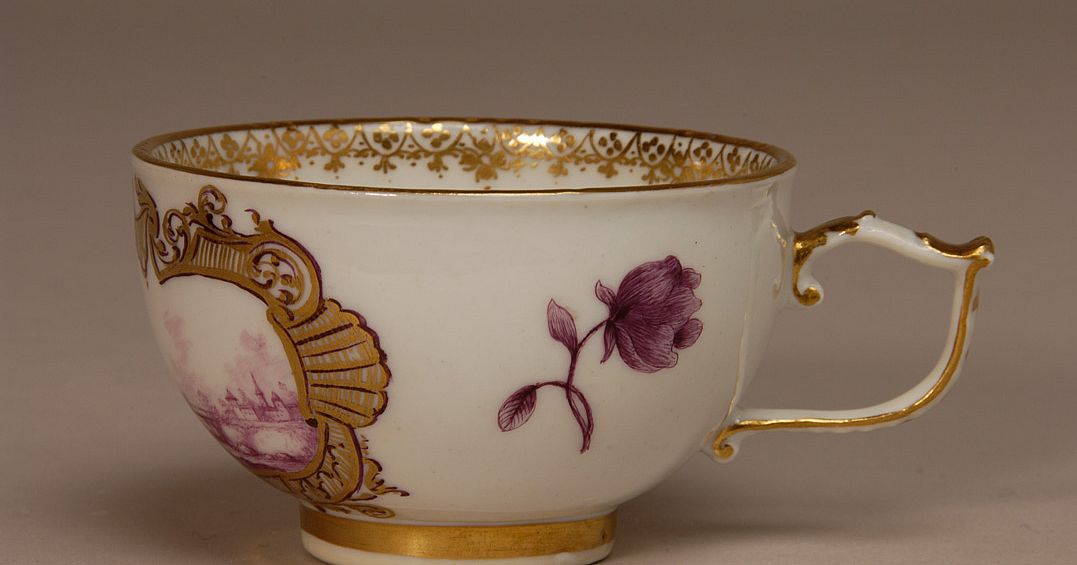 Teetasse mit holländischen Landschaften - Bayerisches Nationalmuseum