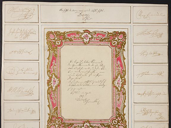 Reisebett mit Intarsienarbeit - Bayerisches Nationalmuseum