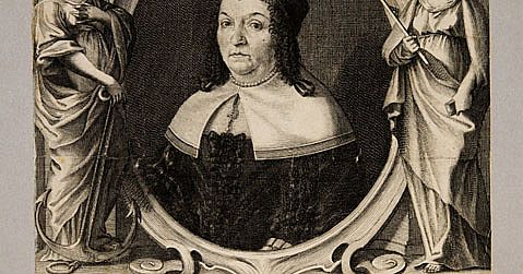 Druckgrafik: Margaretha Elisabethe Schaffalizky von Muckodoel ...