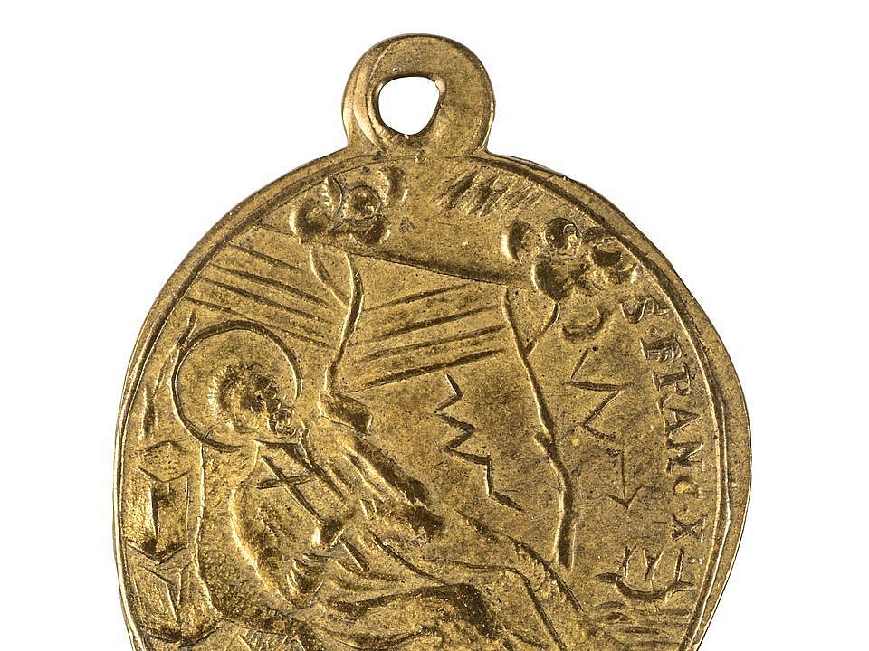 Reisebett mit Intarsienarbeit - Bayerisches Nationalmuseum