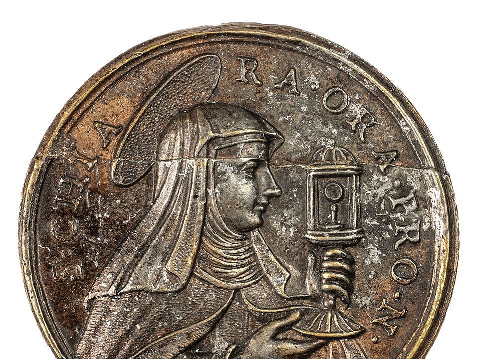 Reisebett mit Intarsienarbeit - Bayerisches Nationalmuseum