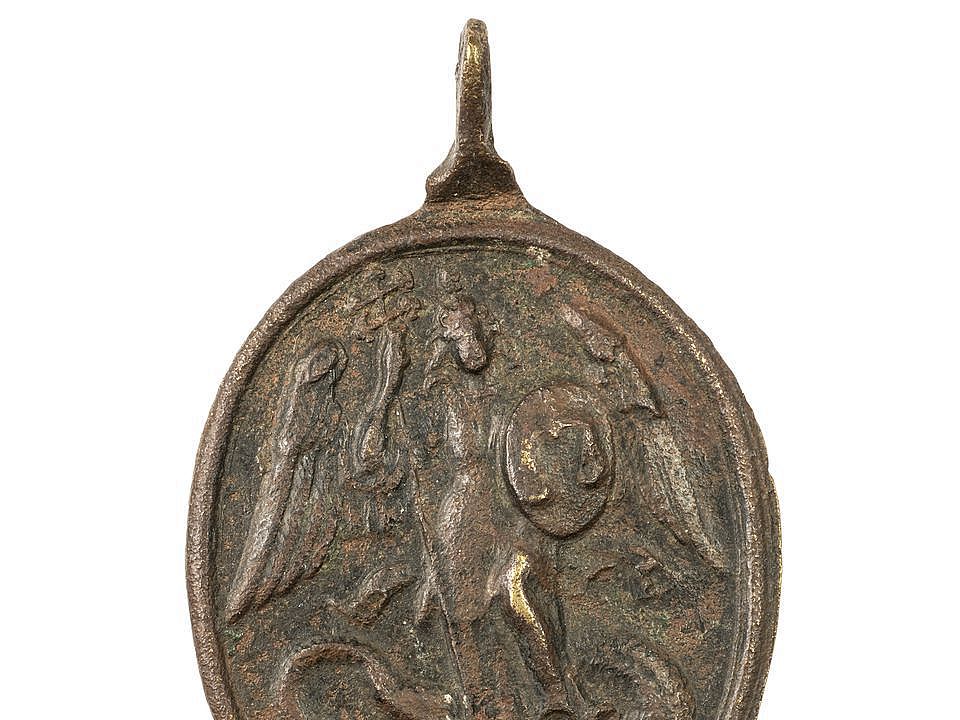 Medaille auf den Heiligen Johannes Nepomuk - Bayerisches Nationalmuseum