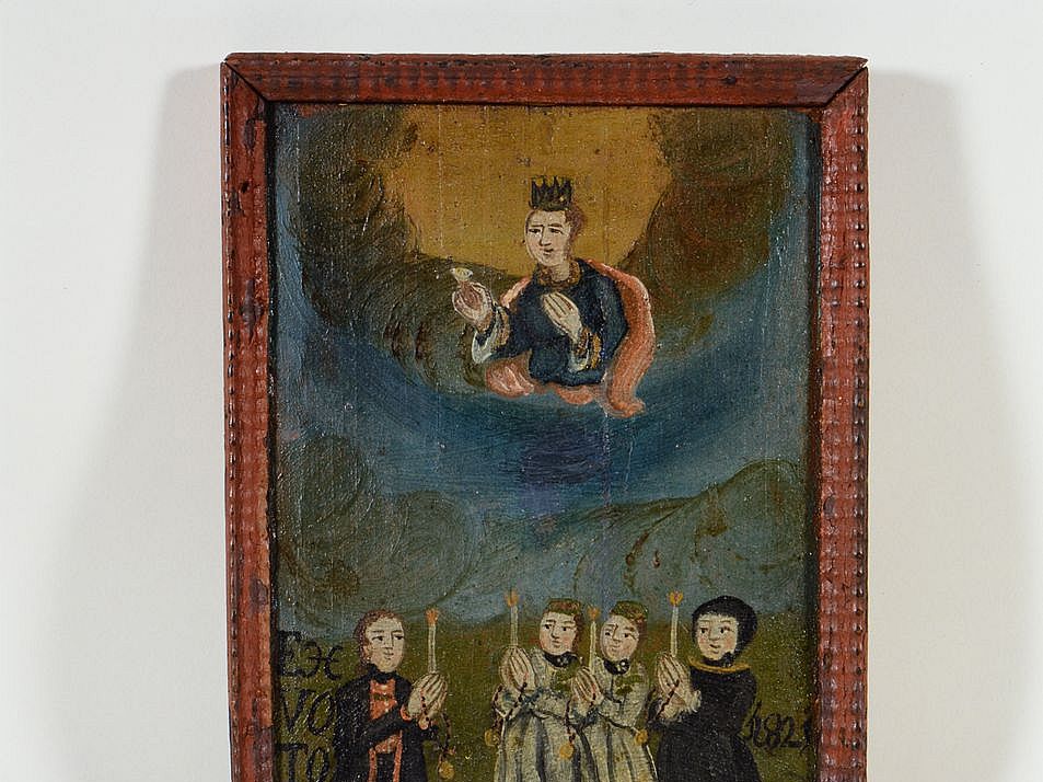 Reisebett mit Intarsienarbeit - Bayerisches Nationalmuseum