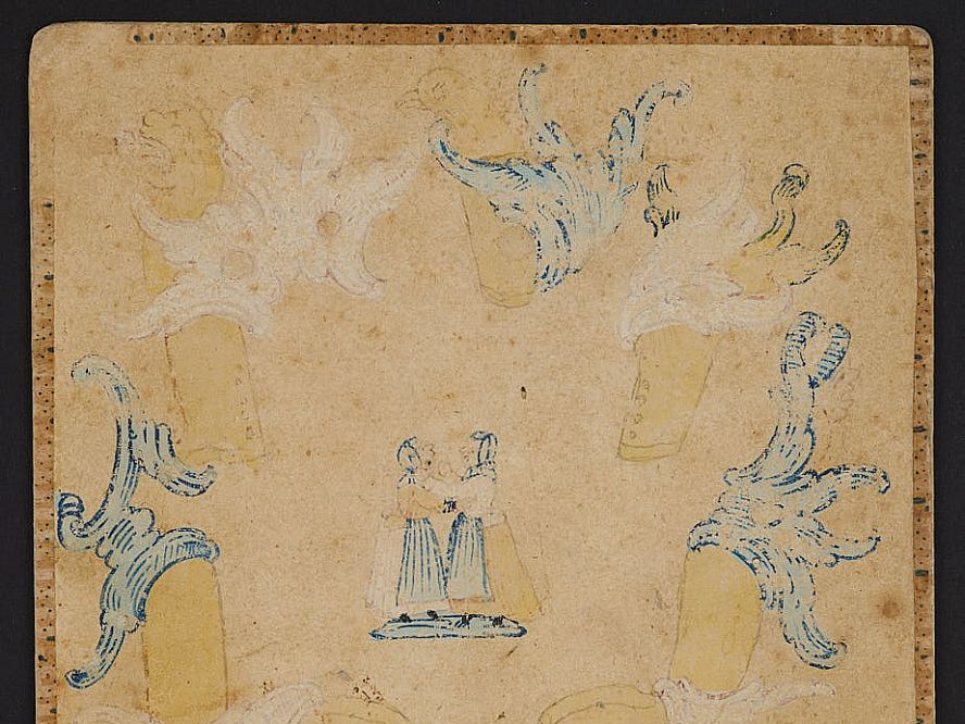 Reisebett mit Intarsienarbeit - Bayerisches Nationalmuseum