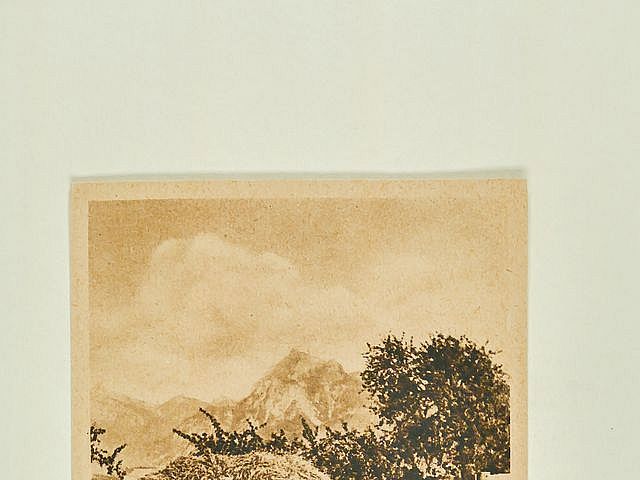 Bildpostkarte: Getreideernte - Bayerisches Nationalmuseum