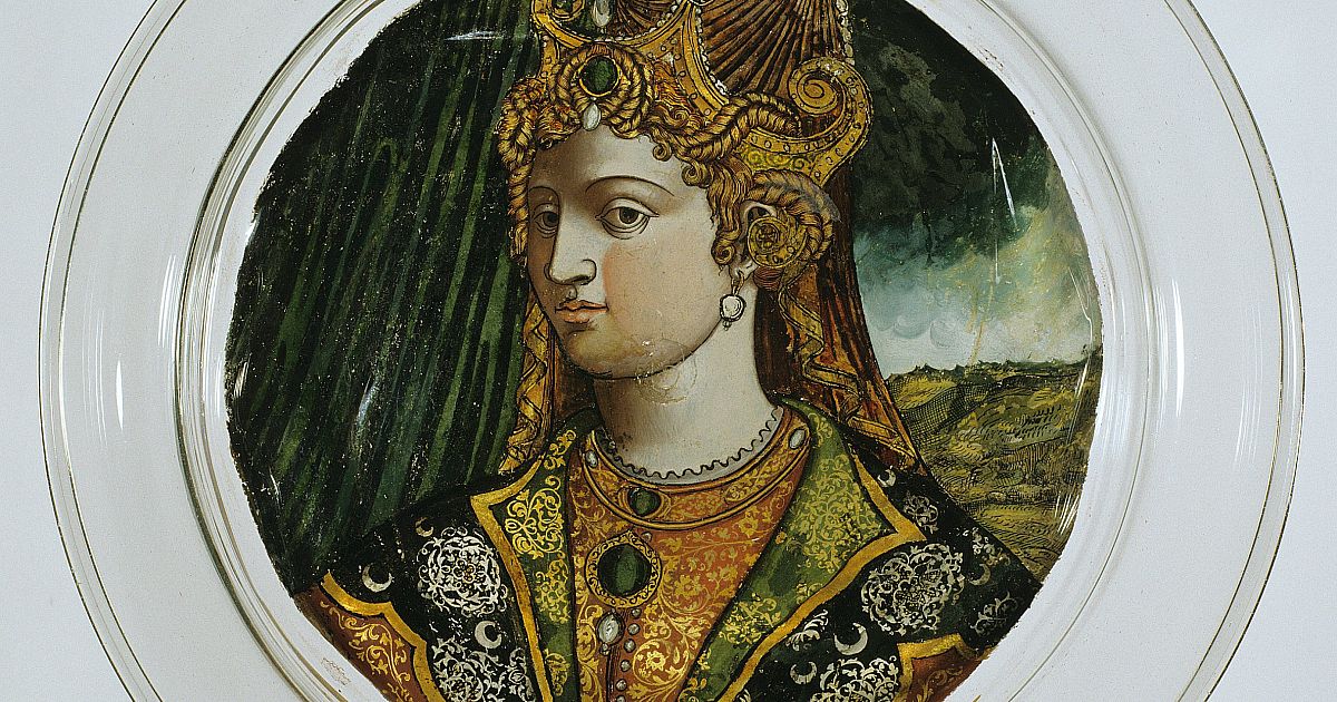 Dish with the portrait of Roxelana - Bayerisches Nationalmuseum