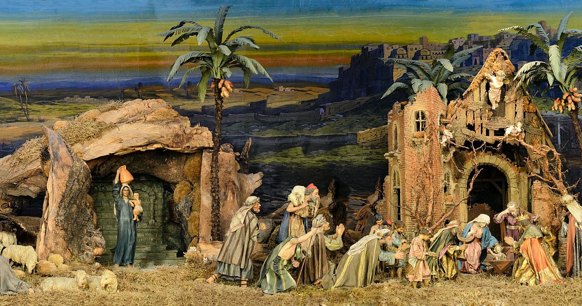 Krippe mit Anbetung der Hirten und der Könige - Bayerisches Nationalmuseum