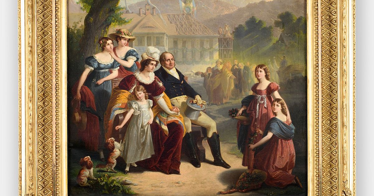 König Max I. Joseph von Bayern und seine Familie in Kreuth ...