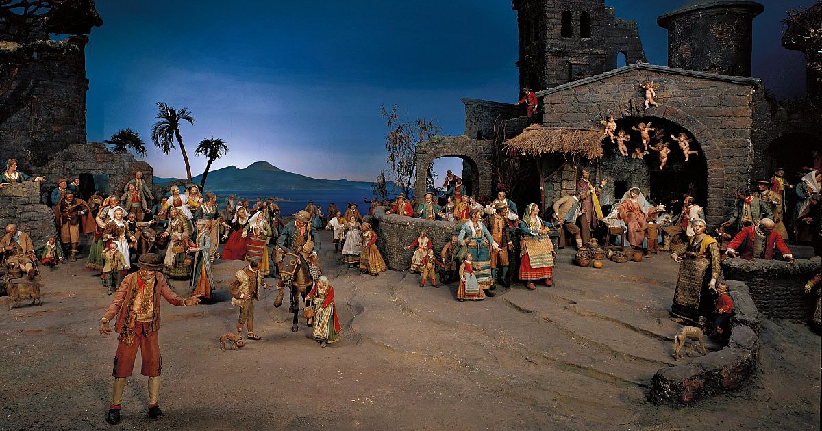 Vesuvius Nativity scene - Bayerisches Nationalmuseum