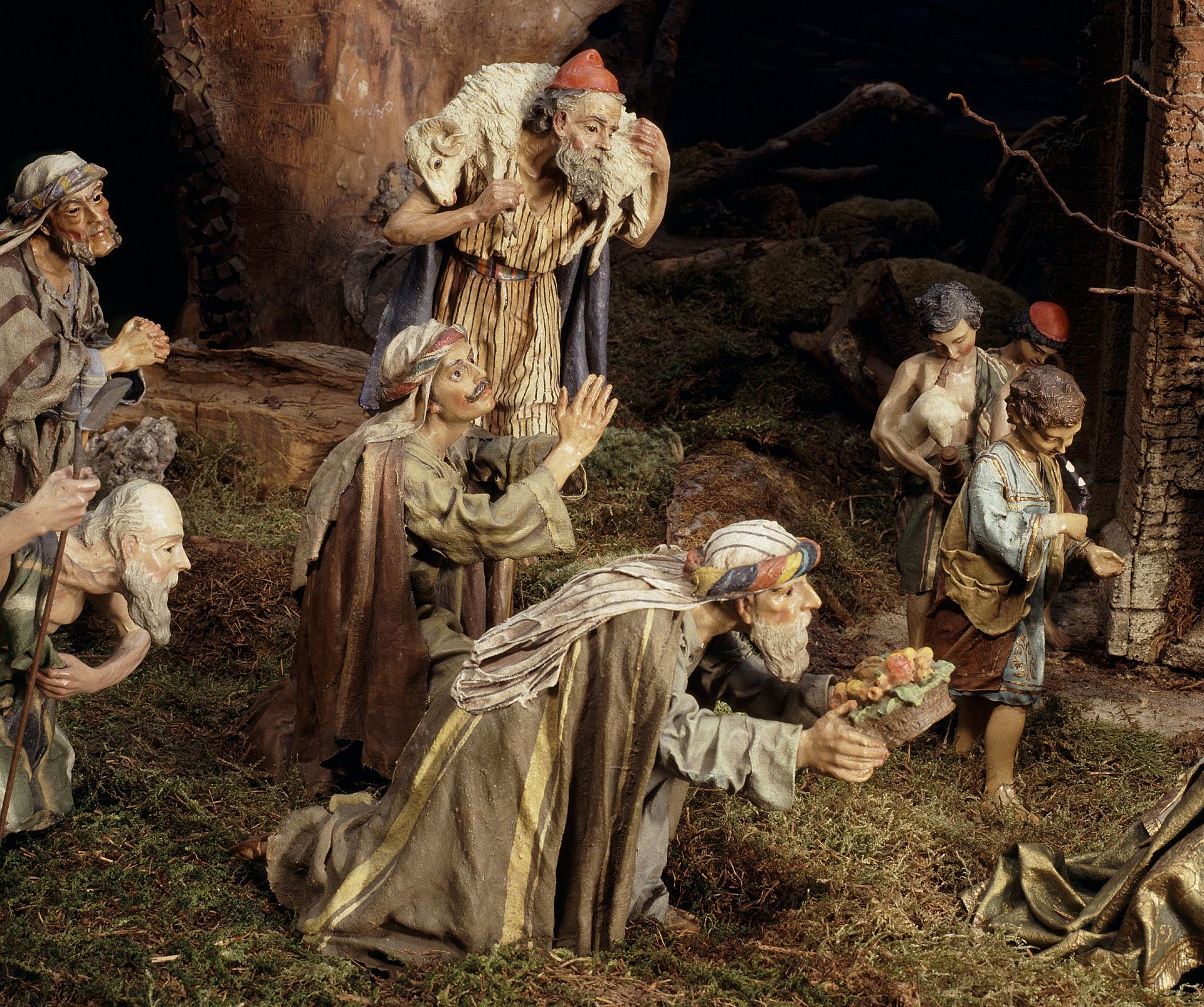 Krippe mit Anbetung der Hirten und der Könige - Bayerisches Nationalmuseum